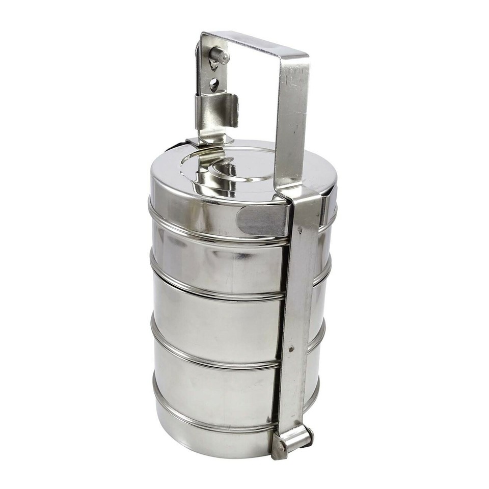 3 Tier / Triple Section Stainless Steel Lunch Box Food Container Best ...