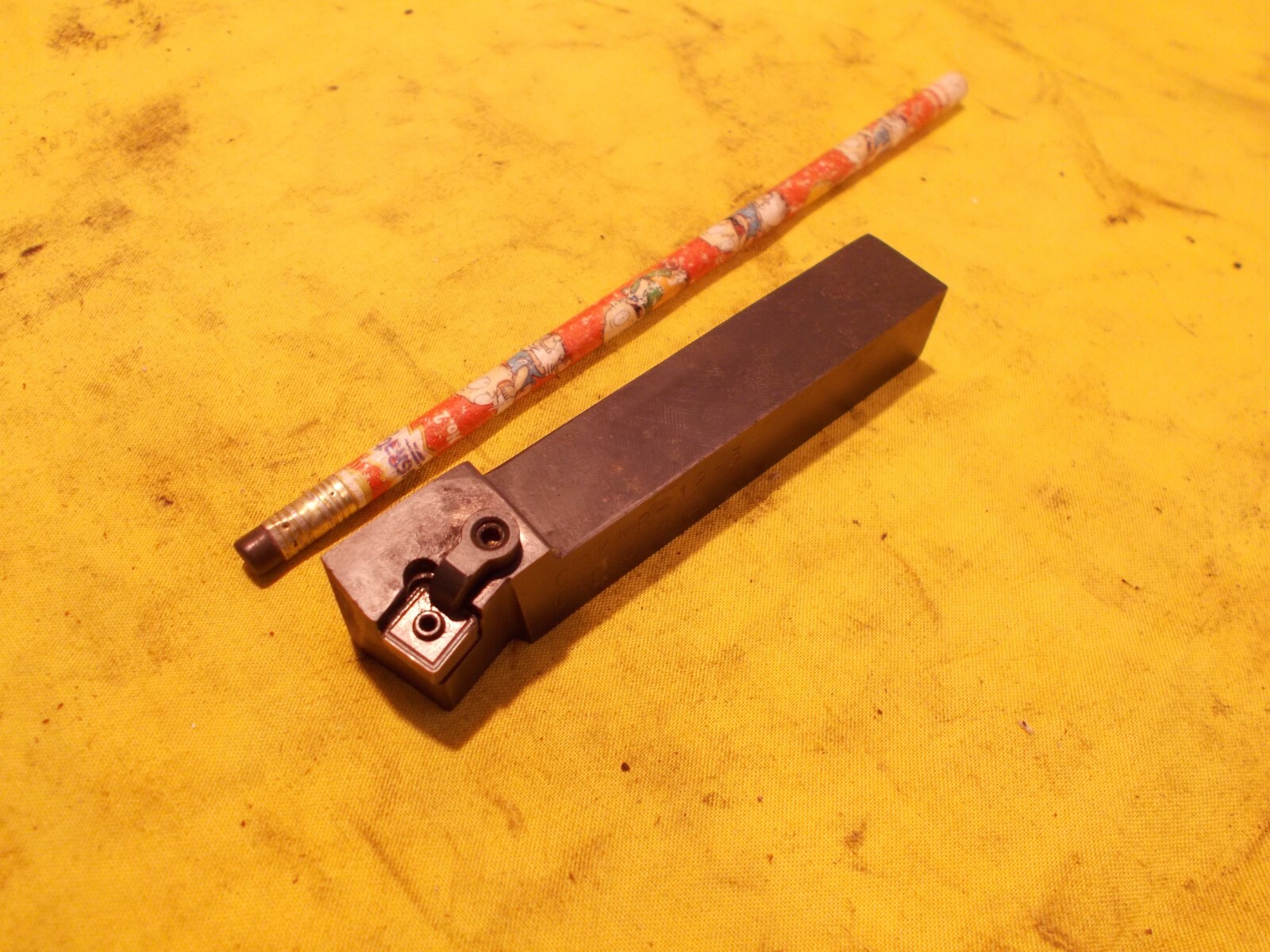 CARBOLOY SNMG 322 CARBIDE INSERT 3/4" LATHE TURNING TOOL HOLDER CSKNR ...