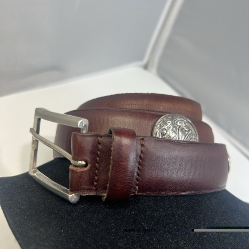 Men's Brown Genuine Leather Belt Mexico with Florida State Seminoles ...