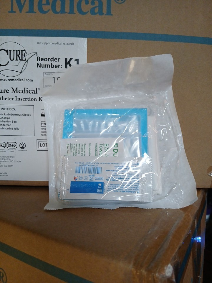 Cure Medical Insertion Kits, Model K1, Box of 100, Exp 2027-11-28 | eBay