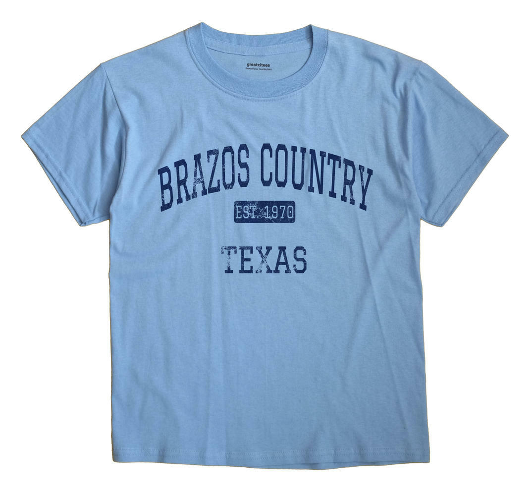 Brazos Country Texas TX T-Shirt EST | eBay