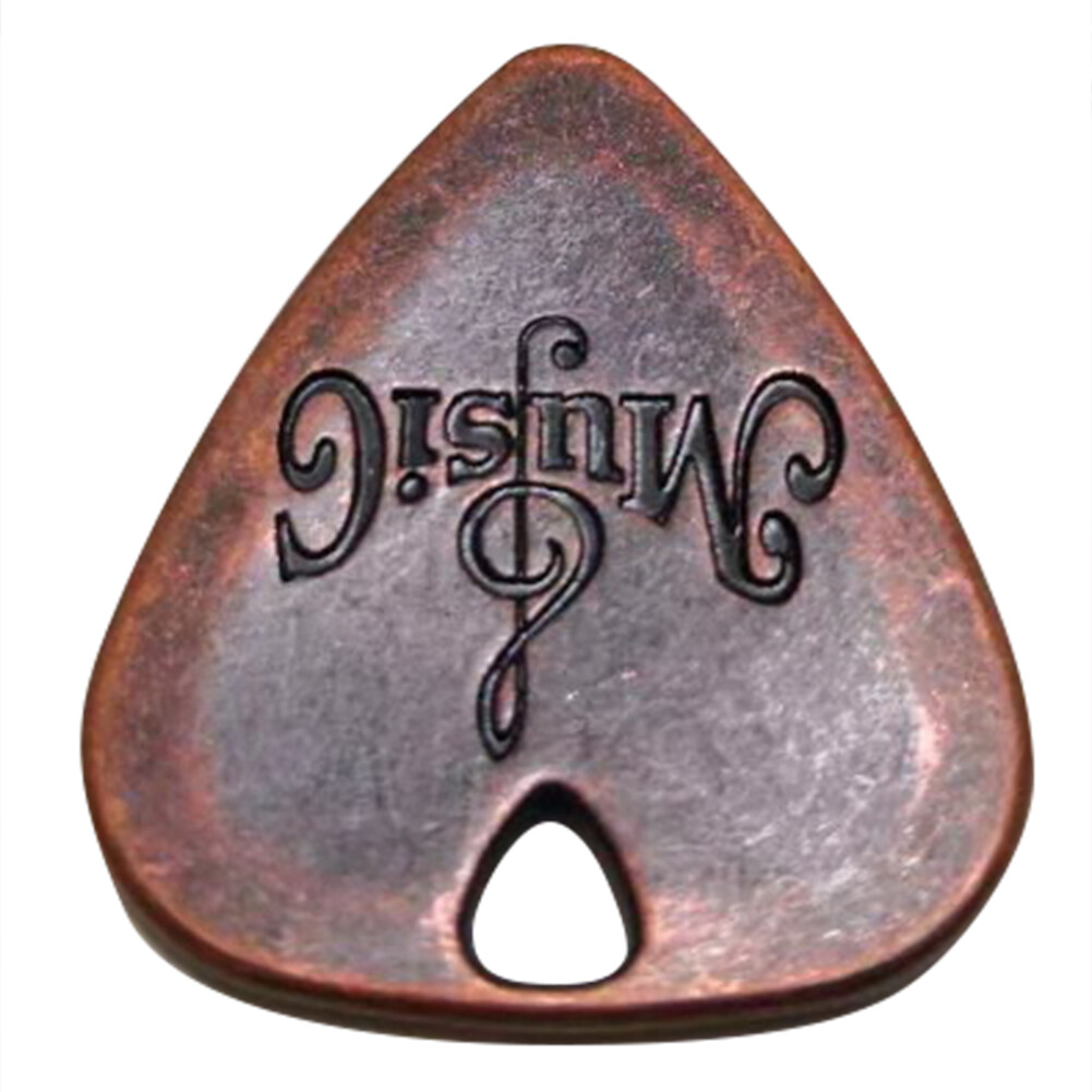 Metal Guitar Pick Zinc Alloy Guitar Pick Instrument Accessory (Red ...