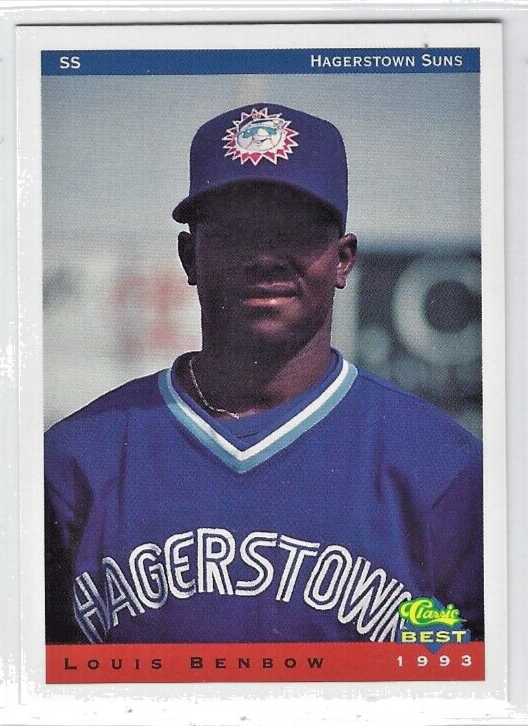 1993 Hagerstown Suns (Class A-Toronto Blue Jays) Louis Benbow | eBay