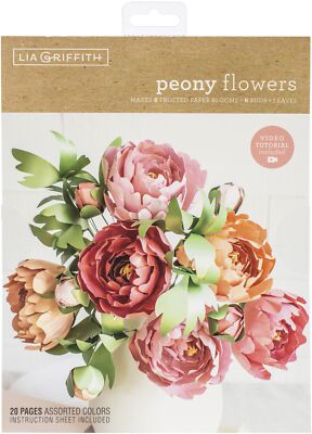 Lia Griffith Paper Stack 8.5"X11" 24/Pkg-Peony | eBay