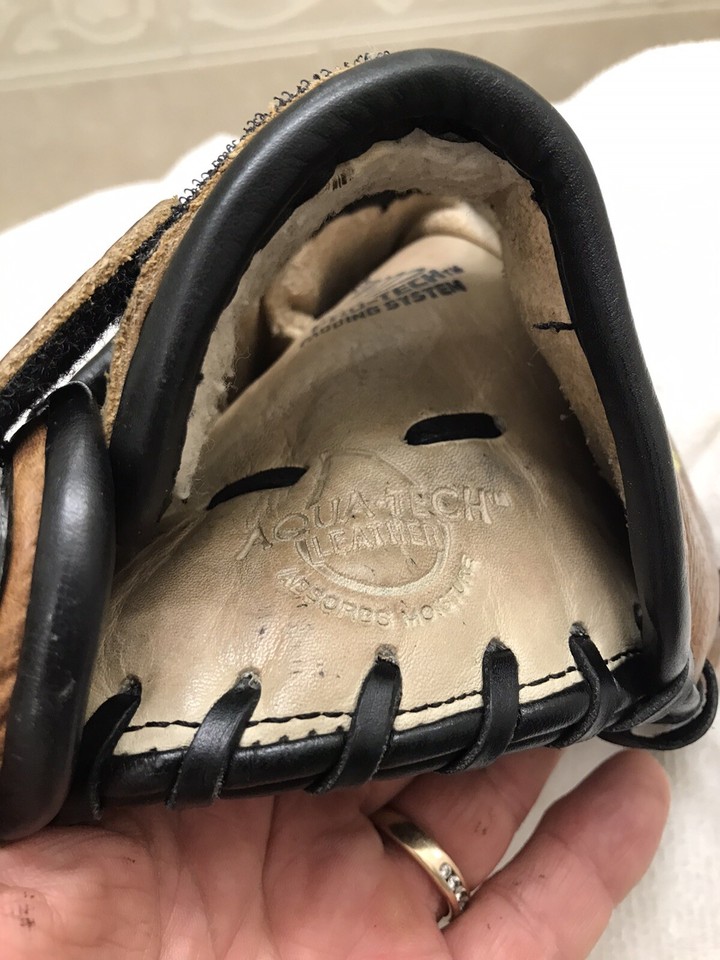 Wilson PRO-1000 All Leather Thick Well Padded 9.5” Baseball Glove Right ...