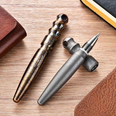 Titanium Alloy Artistic Defensive Tactical Pen Portable Outdoor EDC ...