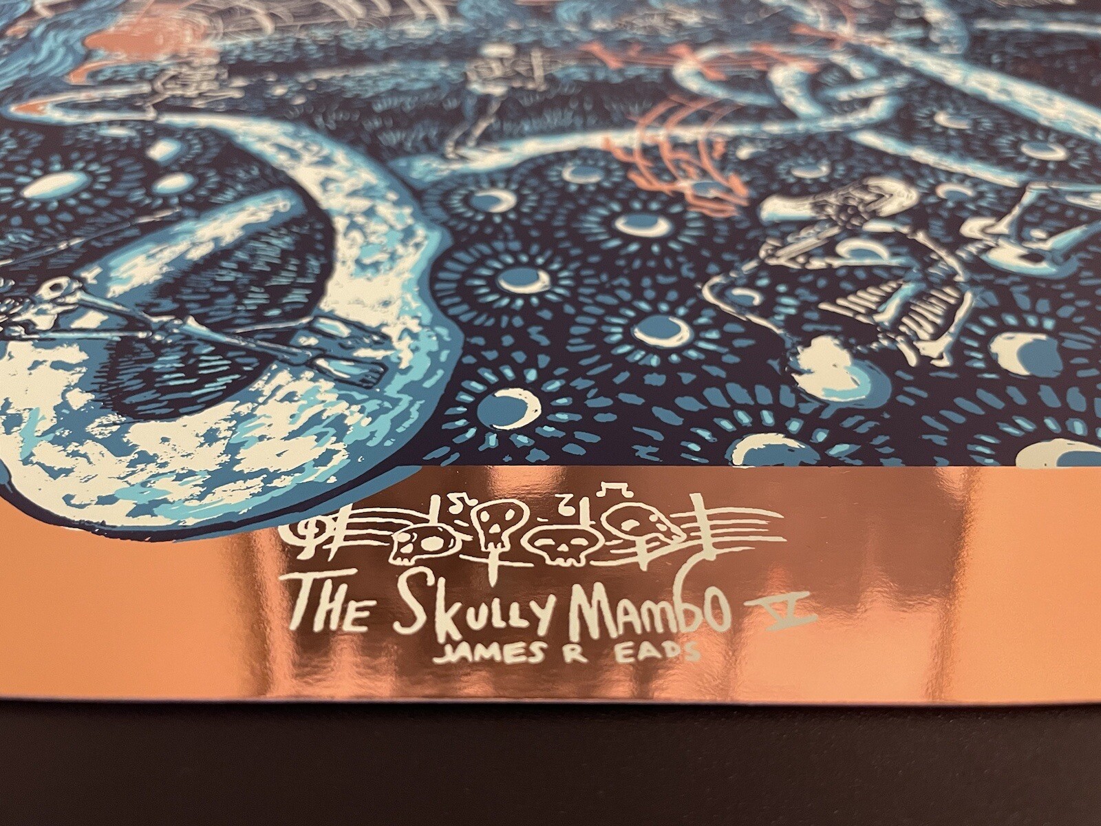 James R Eads “Skully Mambo V” Rose Gold Foil 3/15 | eBay