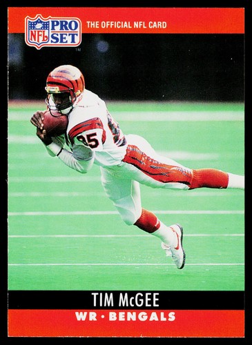 Tim McGee, 1990 Pro Set, #64, Cincinnati Bengals, | eBay