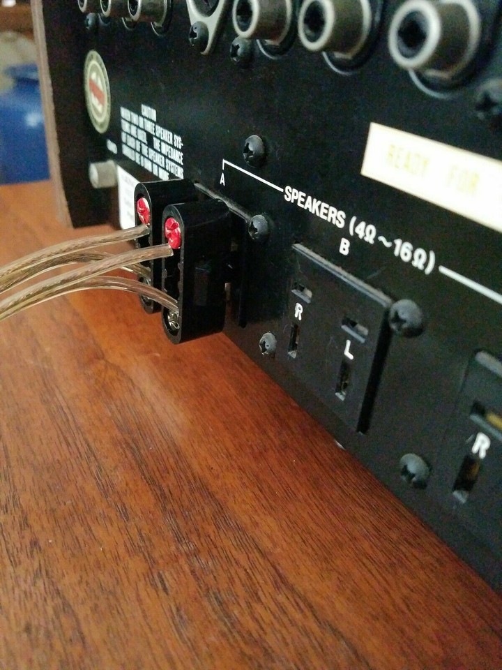 4 Plugs Pioneer Speaker Connectors SX-2500 SX-6000 SX-9000 QX-8000 QX ...