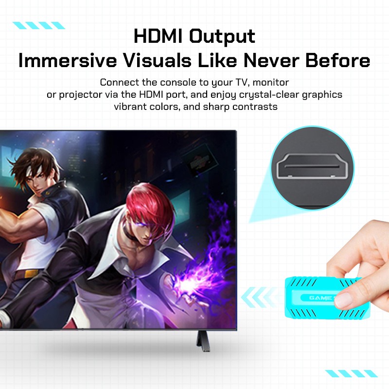 U36 4K Video Game Console Retro 50000 Games TV Stick HDMI 2 Wireless ...