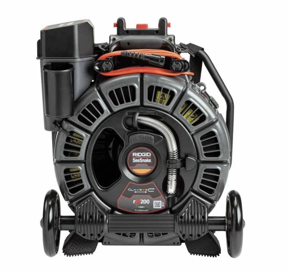 Ridgid 63663 SeeSnake rM200B Reel (165' / 50m) Self-Leveling Camera w ...