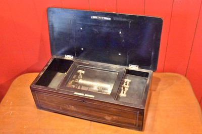 Antique Victorian Music Box – Working Condition – Wooden Case – Vintage ...