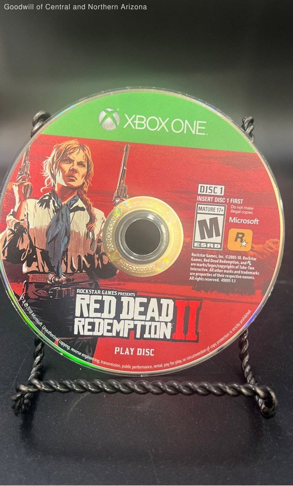 Microsoft Xbox One Red Dead Redemption II Disc 1 Adventure Shooter ...