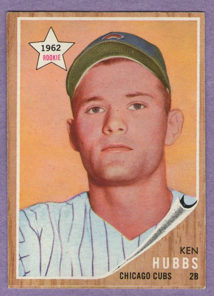 1962 Topps Ken Hubbs Rookie Chicago Cubs #461 | eBay