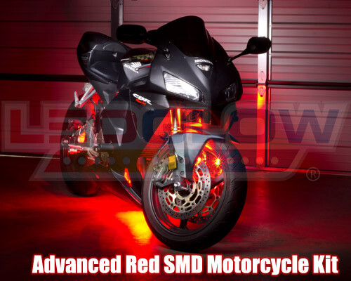 Red Led Motorcycle Light Kits