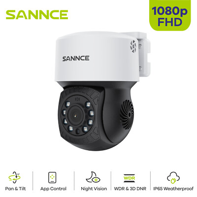 SANNCE 1080P 360° Pan Tilt CCTV Security Camera For 2MP DVR ...
