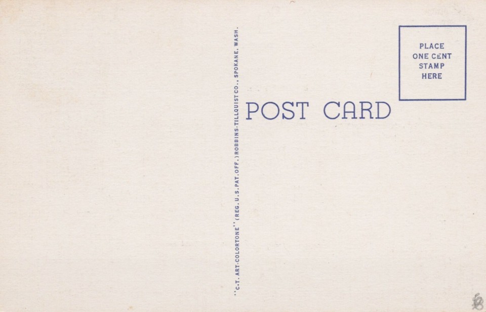 Post Office Billings Montana Postcard Unposted Colorized Linen White ...