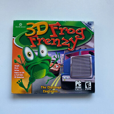 3D Frog Frenzy Video Game - Windows 98 Or Higher Arcade Style Action ...