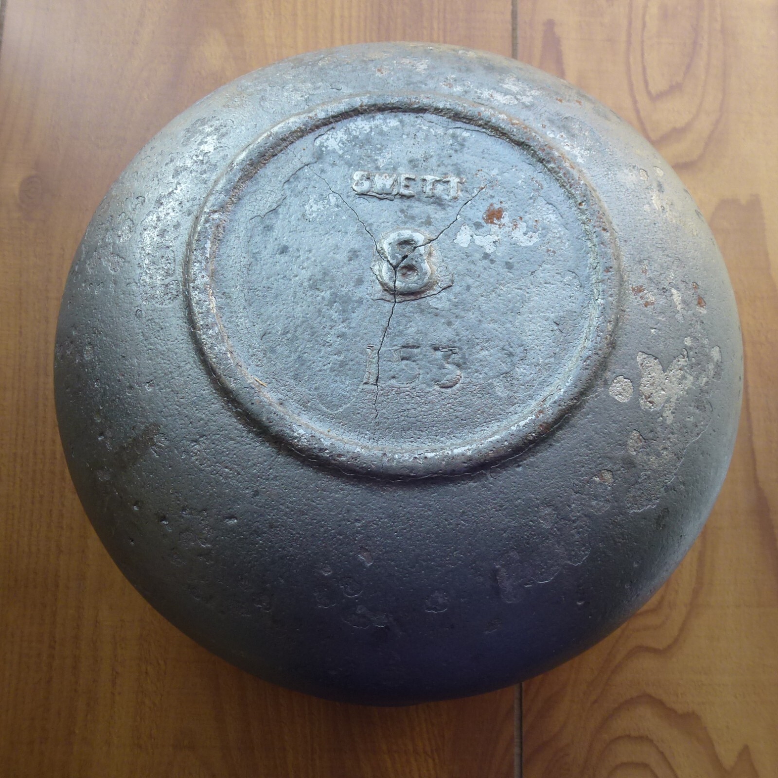 Swett Cast Iron #8 Lead Melting POT Bullet RELOADING MOUNTAIN MAN BLACK ...