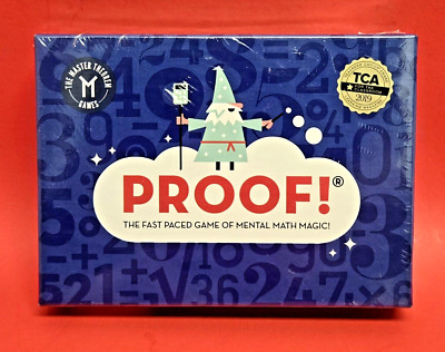 PROOF! The Fast Paced Game of Mental Math Magic! Card Game ~ New ...