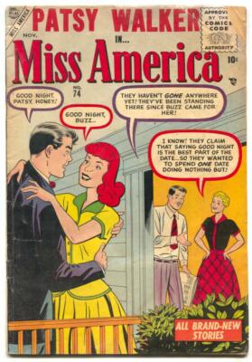 Miss America Comics #74 1955- PATSY WALKER- Hedy Wolfe G | eBay