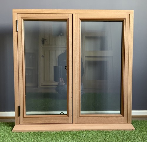 Window Double Glazed Windows Solid Sapele Hardwood 900mm x 900mm ...
