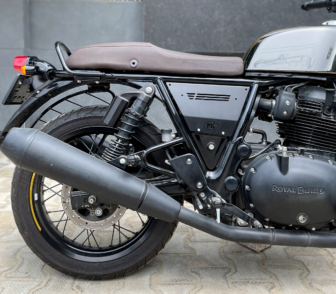 Royal Enfield Interceptor & GT 650 FIT FOR Slim Side Panels | Stainless ...