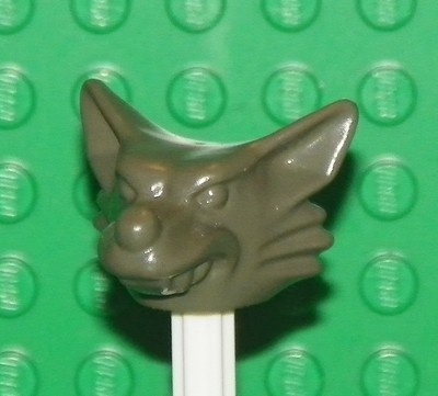 LEGO Harry Potter - Minifig, Headgear Head Cover, Werewolf - Dark Gray ...