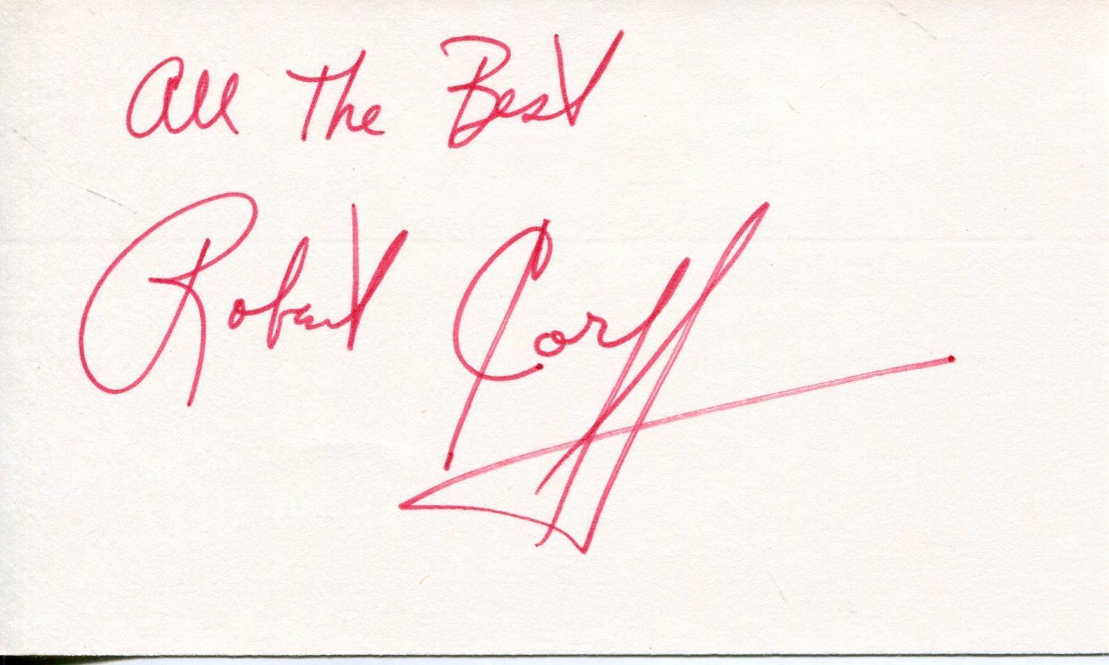 Robert Bob Corff Autograph Actor In Fright Night Beverly Hillbillies ...