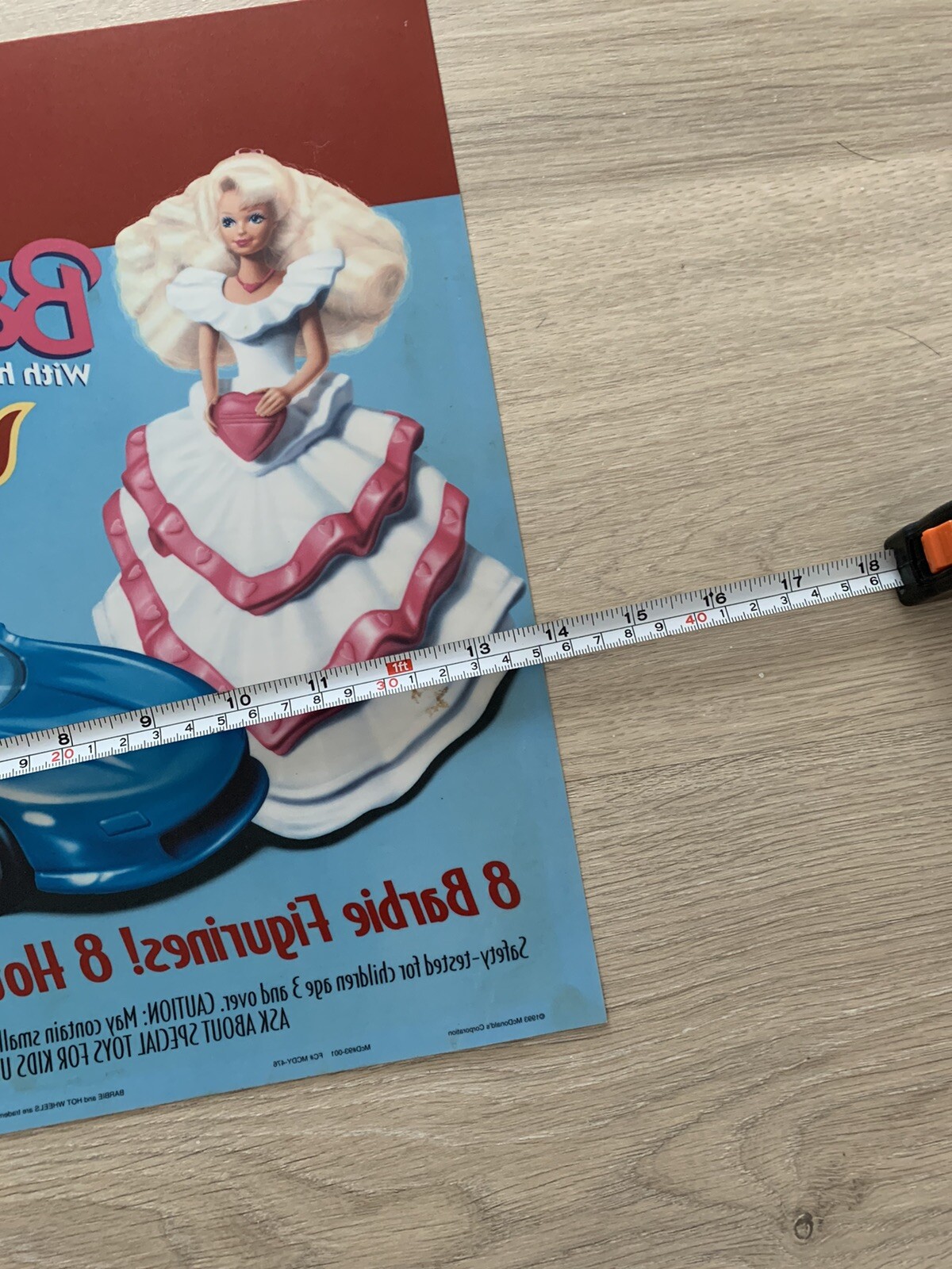 Vintage McDonald’s 1993 Hot Wheels Barbie Happy Meal Toys Prize ...