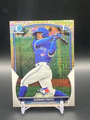 2023 Bowman Chrome 1st Mojo Refractor Adrian Pinto Toronto Blue Jays | eBay