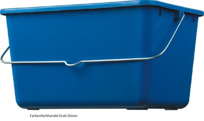 Farbeimer eckig 12 ltr., Kunststoff blau (Optionsweise ist ein Deckel ...