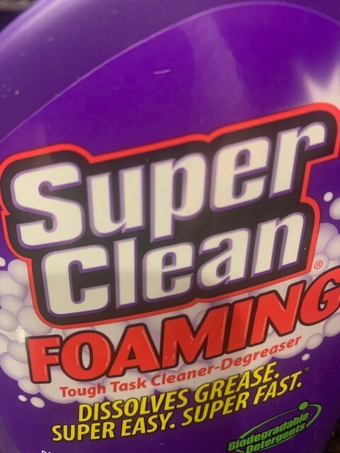 SuperClean Foaming Cleaner-Degreaser Dissolves Grease Super Easy and ...