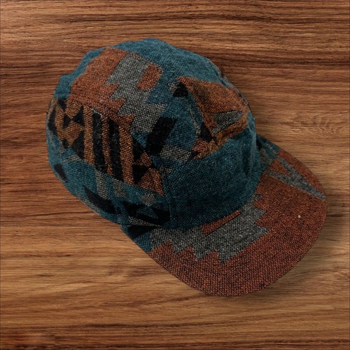 Carbon Camp Hat Aztec Print 5 Panel Adjustable Strapback Cap some wool ...