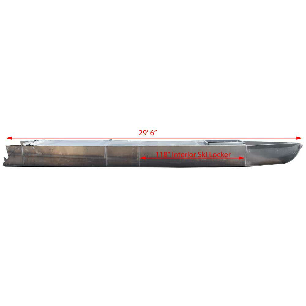 Pontoon Transom Boat Log Float Tube | 29 FT x 36 Inch NO Strakes Ski ...