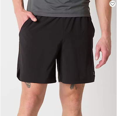 Xersion 7 Inch Performance Workout Running Shorts | Men's LARGE | Black ...