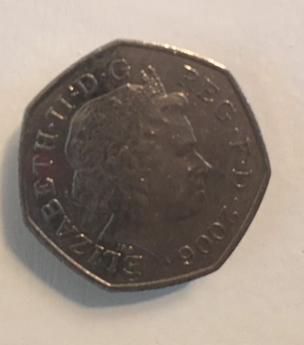 2006 50P COIN RARE VC VICTORIA CROSS 60 YEARS SINCE END OF WW2 FIFTY ...