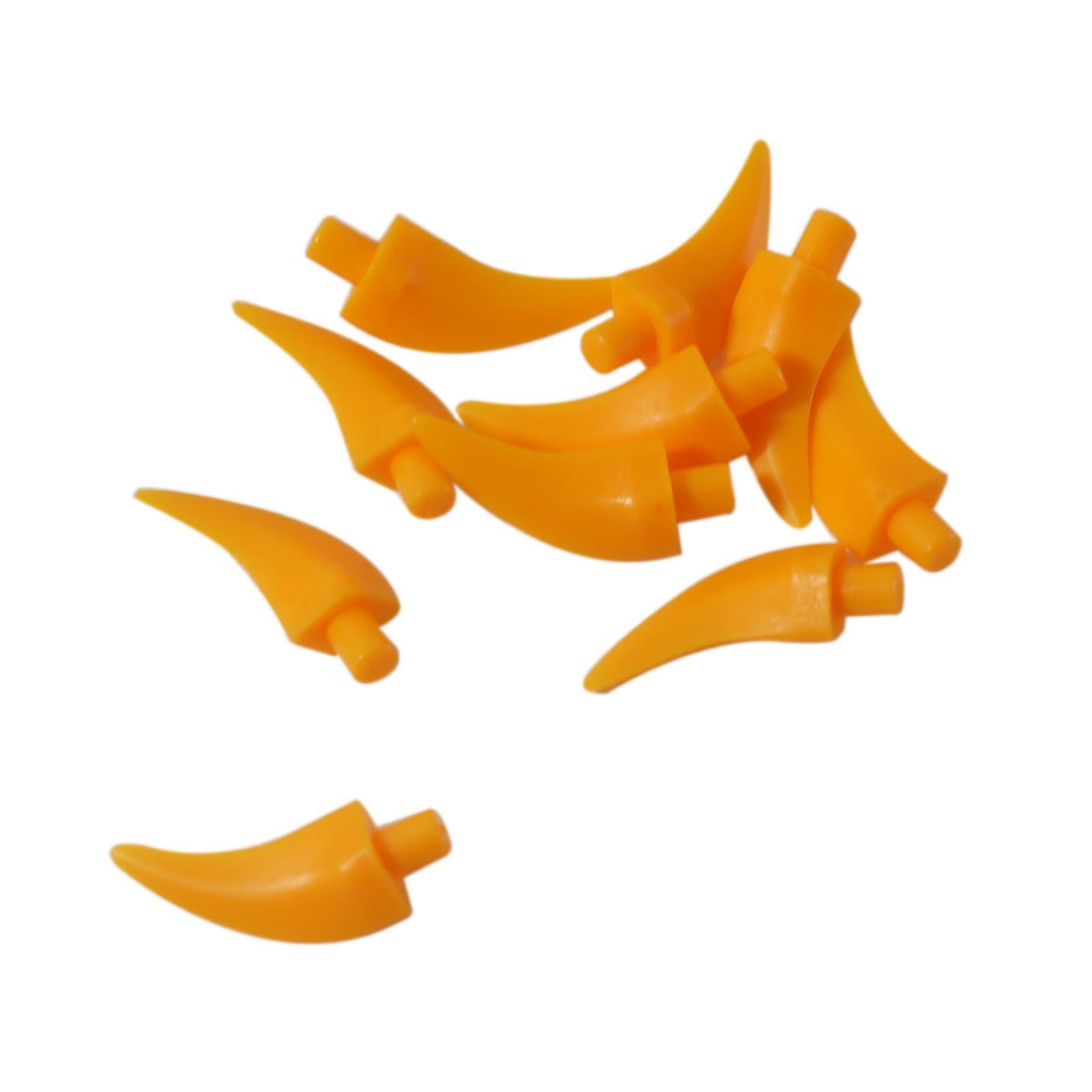 10 NEW LEGO Barb / Claw / Horn - Large Bright Light Orange | eBay