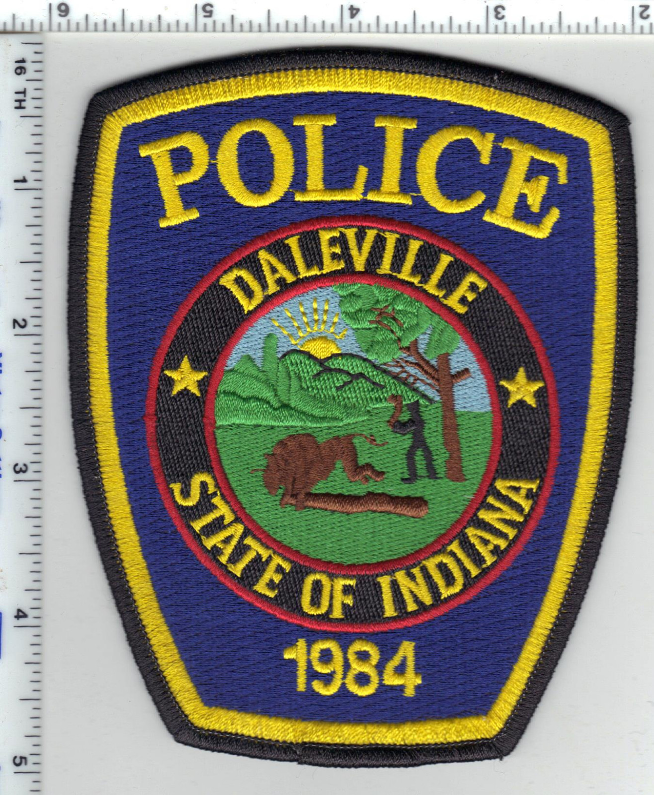 Daleville Police (Indiana) Shoulder Patch - new from the 1980s | eBay
