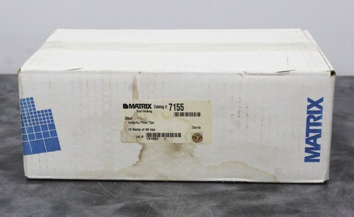 Matrix Cat. NO. 7155 Sterile 30µl Integrity Filter Tips 10 Racks of 96 ...