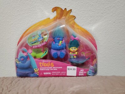 Trolls Critter Skitter Boards Playset From the Movie Hasbro Dreamworks ...