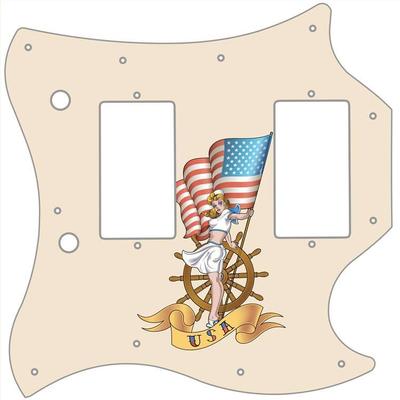 SG Standard Pickguard Custom Gibson Graphic Graphical Guitar Pin Up ...