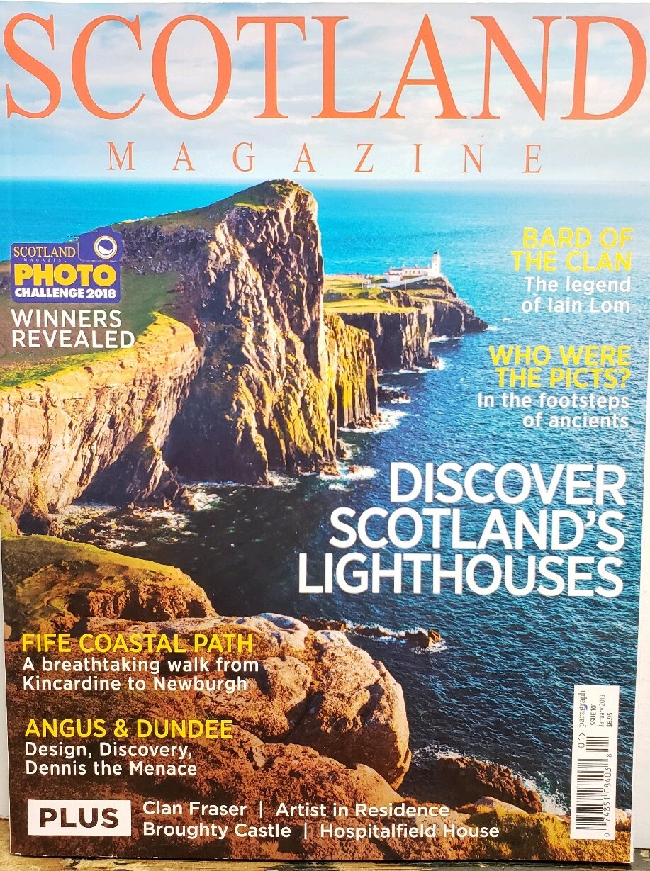 Scotland Magazine Jan 2019 Lighthouses Legend of Iain Lom FREE SHIPPING ...