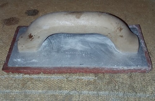 Marshalltown 39 Coarse Cell Red Rubber Float 9" x 4" X 5/8" Made in USA ...