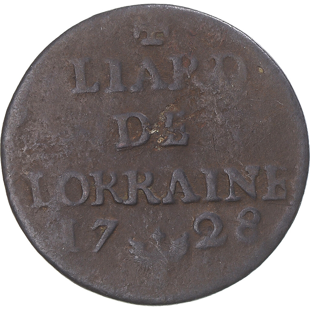 [#344015] Coin, German States, LORRAINE, Leopold Joseph, Liard, 1728 ...