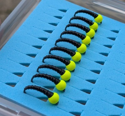 5 x Dogs Bollox Bollocks Bung Flies Fly Size 10 - Proven Killer Pattern ...