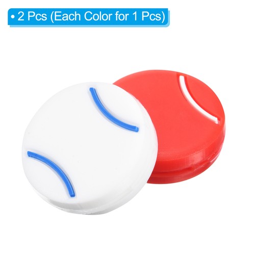 Tennis Racket Vibration Dampener, 2 Pack Racquet Shock Absorber, White ...