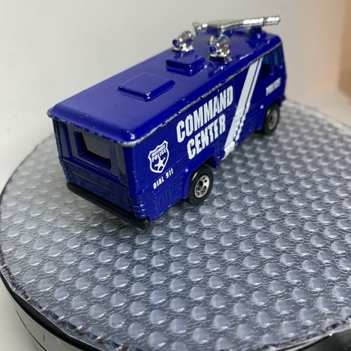 Vintage 1980 Matchbox Police Command Center Vehicle Blue Collect | eBay