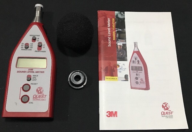 3m Quest Technologies 2100 Sound Level Meter With Case for sale online ...