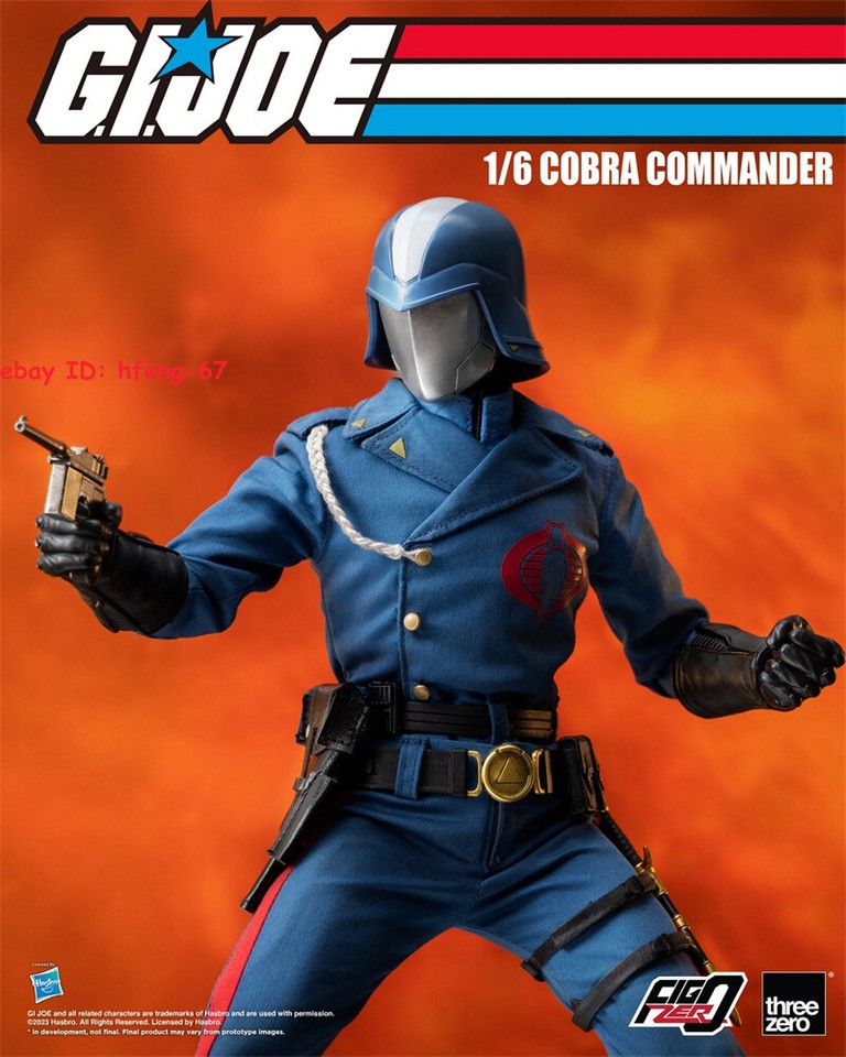 Threezero Z03150W0 G.I. Joe Cobra Commander 1/6 Scale Action Figure ...